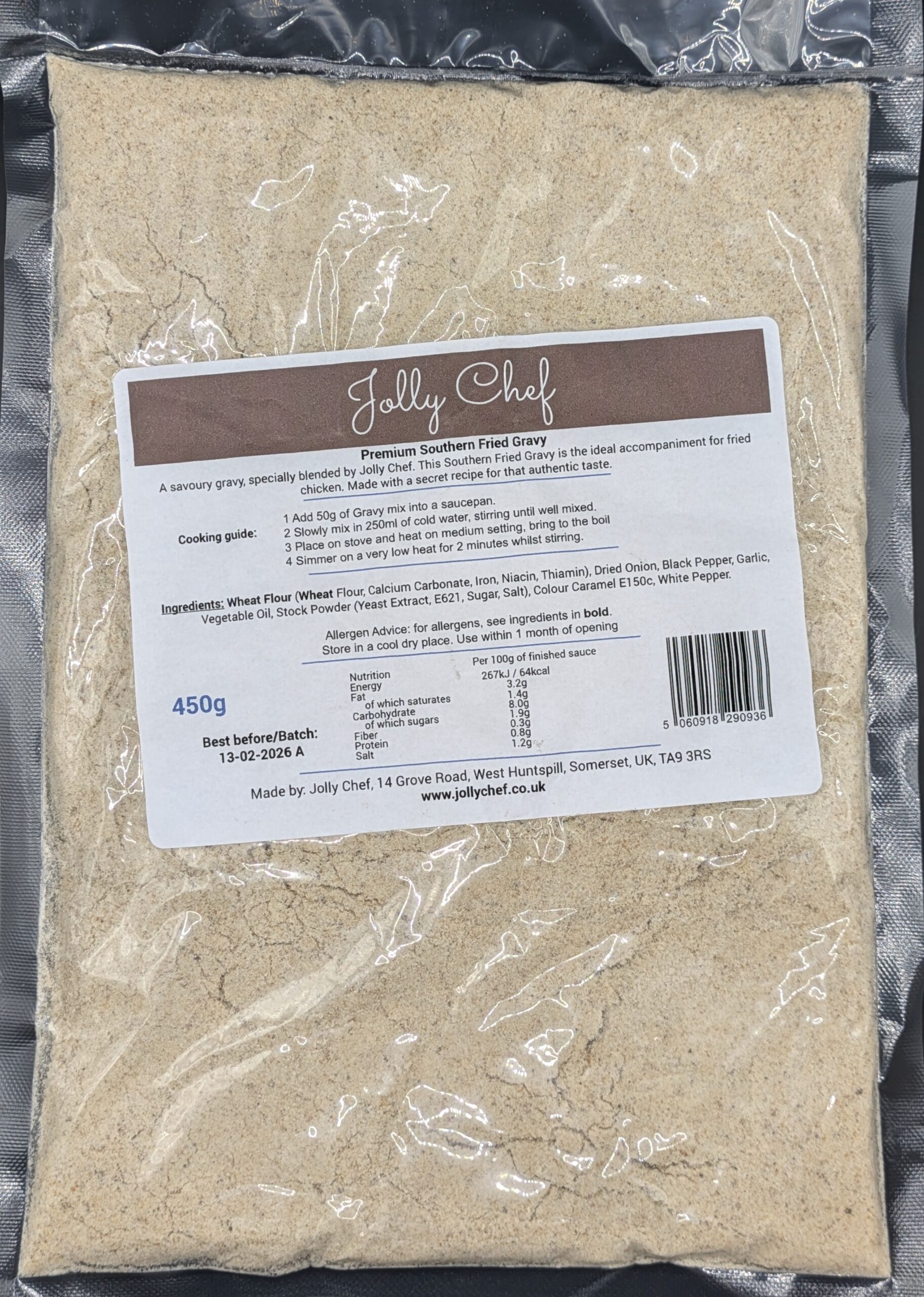 Southern Fried Gravy Mix - Delicious On Chicken - Jolly Chef