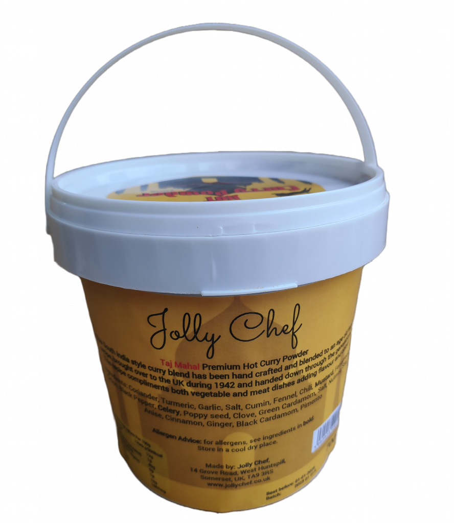 Hot Madras Curry Powder 700g Tub - Jolly Chef