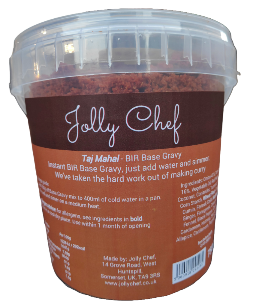 Base Gravy for Curry - BIR (British Indian Restaurant) - Jolly Chef